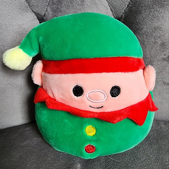 Squishmallows | Toys | New Squishmallow Elliot Elf Christmas 4 Inch ...